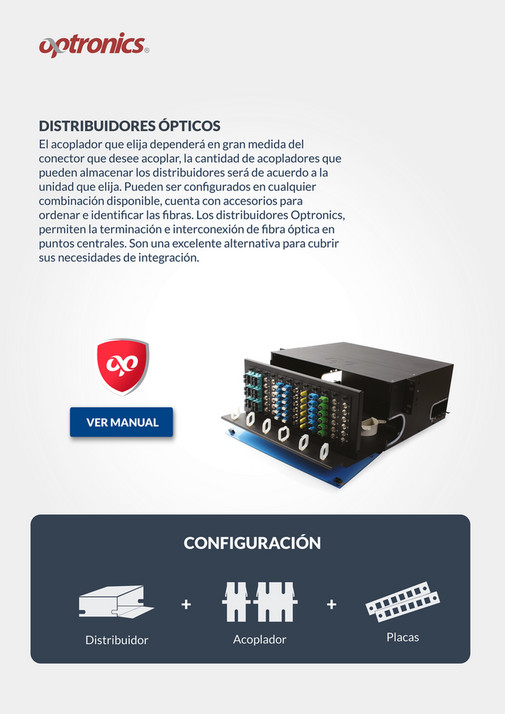 Catálogo de distribuidores ópticos Optronics - Página 4-5