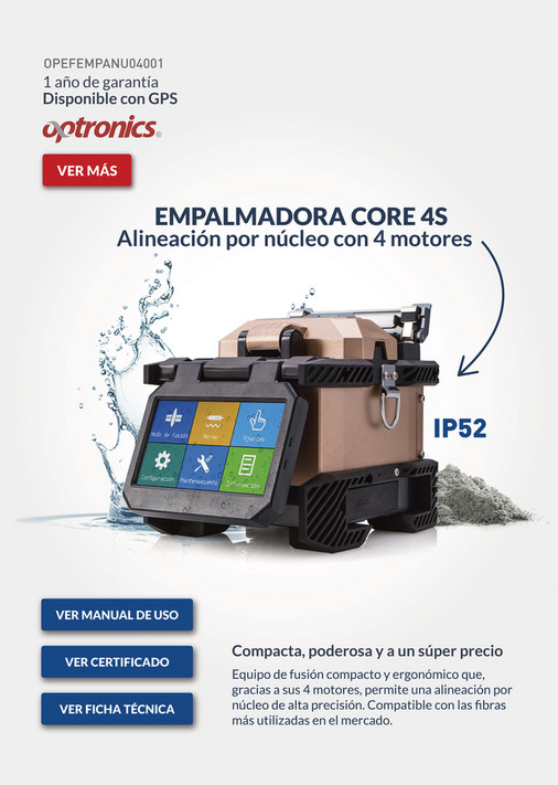 Catálogo de fusionadora de fibra óptica Optronics - Página 4-5