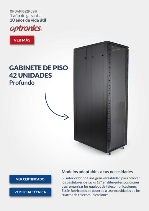 Catálogo de gabinetes y accesorios Optronics - Página 8-9