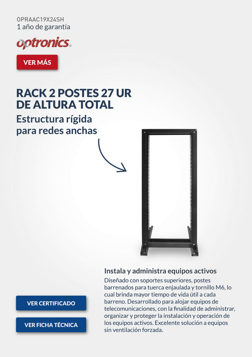 Catálogo de racks y accesorios Optronics - Página 10-11