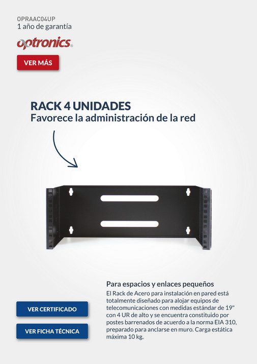 Catálogo de racks y accesorios Optronics - Página 8-9